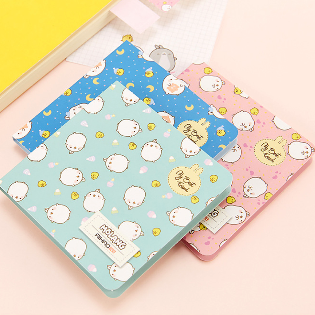 Molang Rabbit Sticky Notes - Kawaii Pen Shop – Cutsy World