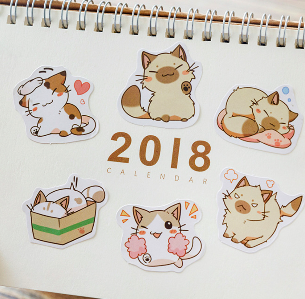 Little Chibi Cat Stickers - Kawaii Pen Shop – Cutsy World