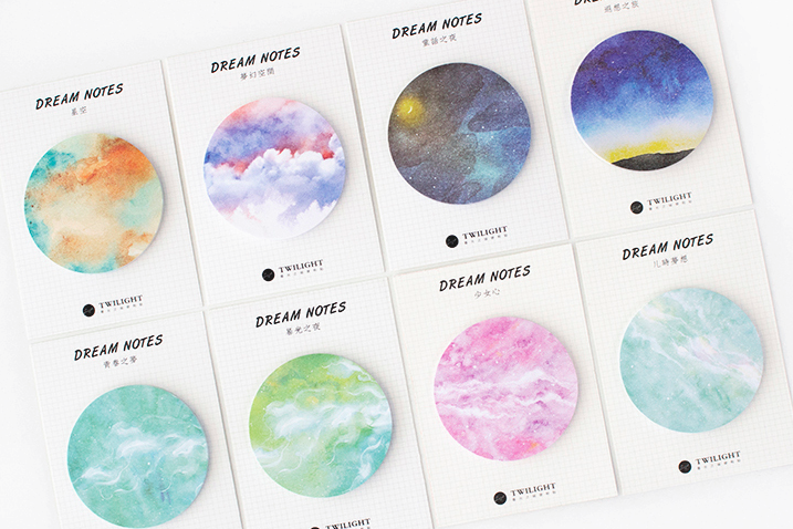 Galaxy Sticky Notes - Kawaii Pen Shop - Cutsy World